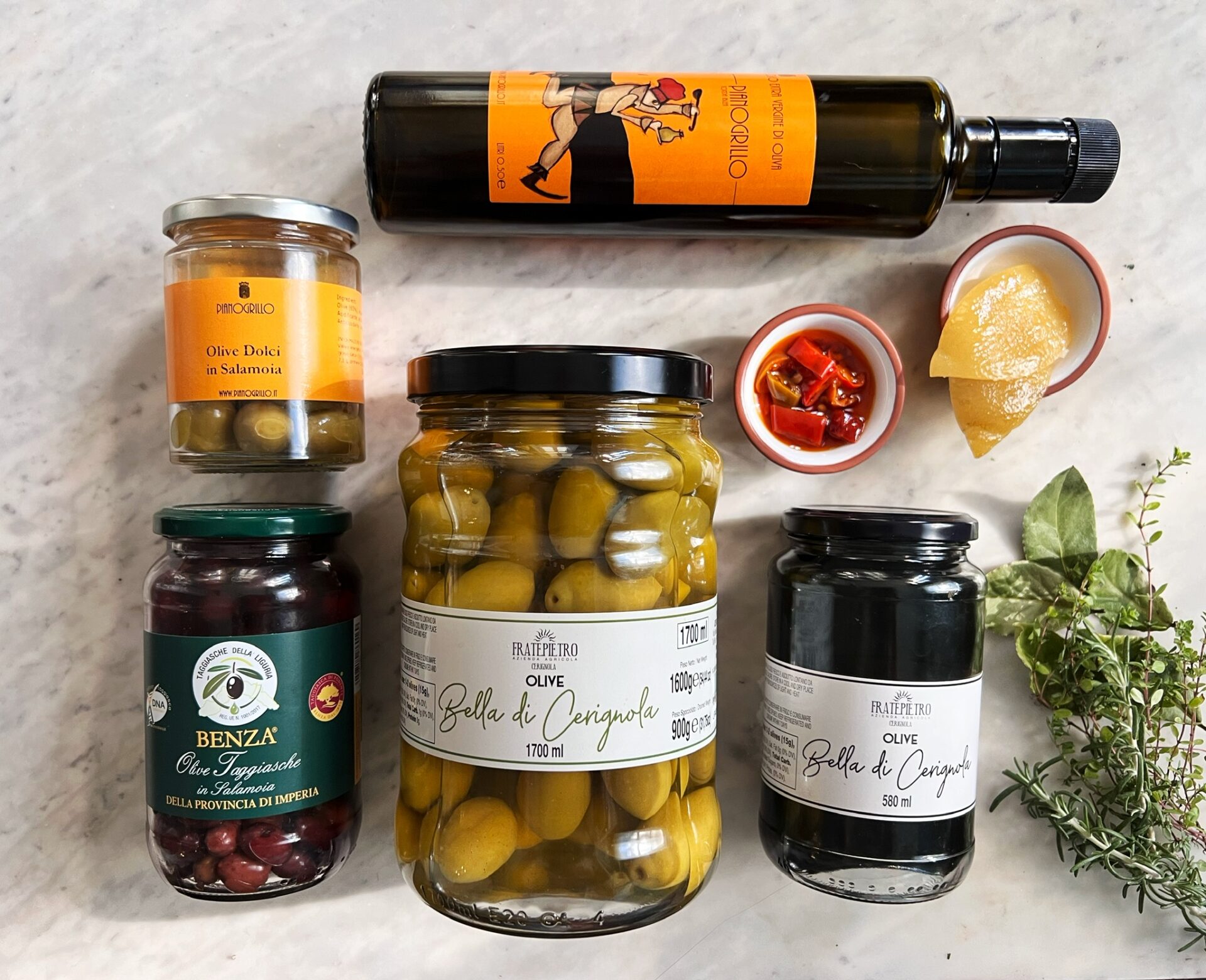 Olive al Forno with Four Kinds of Olives